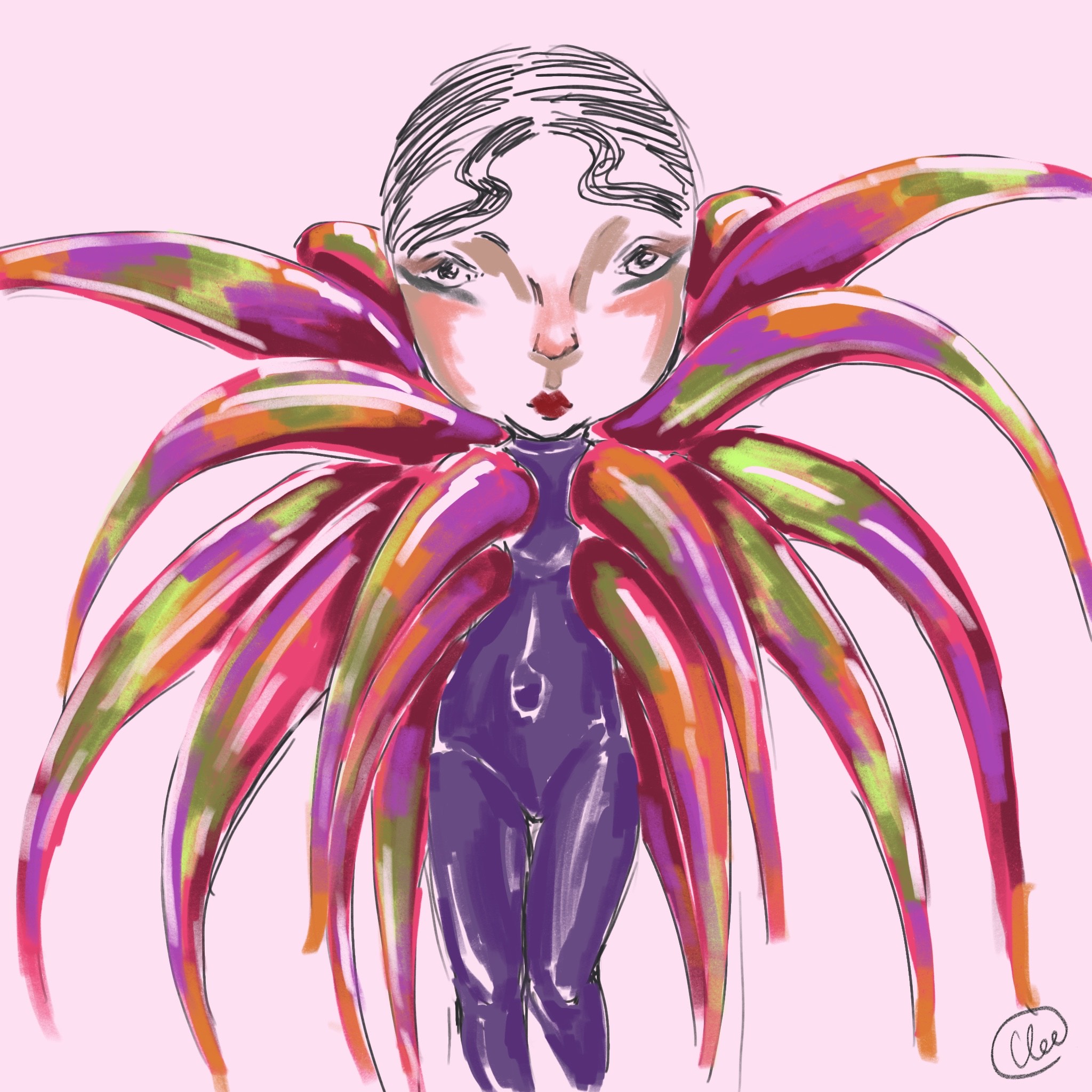 Cassie Lee x Drawing Cabaret Couture - Jack Irving "Quixotic" - Draw A ...