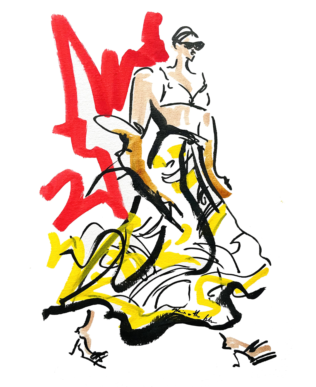 Basia Rochowczyk x Ferrari S/S 2025 Runway Show - Draw A Dot | Toronto ...