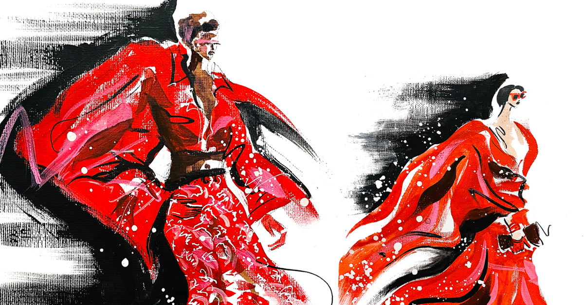 Basia Rochowczyk x Ferrari S/S 2025 Runway Show - Draw A Dot | Toronto ...